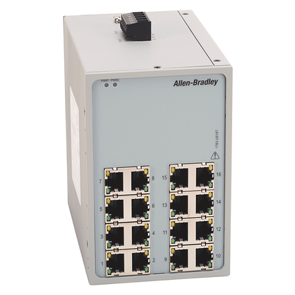 Rockwell Automation 1783-US16T Stratix 2000 unmanaged switch, 16 copper ...